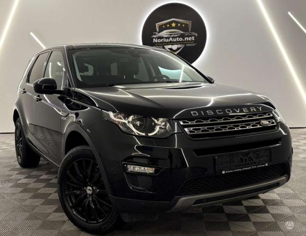 Черный Ленд Ровер Discovery Sport 2016 в Мариямполе, объемом двигателя 2.00 л и пробегом 136 тыс. км за 11999 €, фото 1 на AUTOMOTO.COM.LV