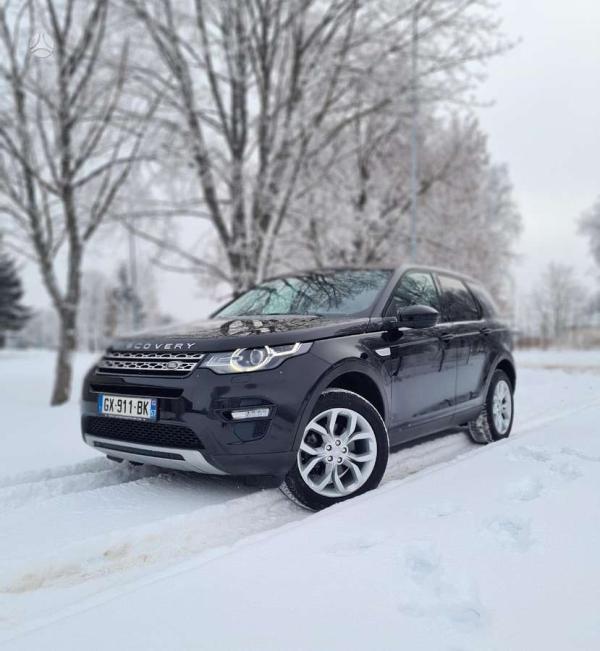 Черный Ленд Ровер Discovery Sport 2016 в Таураге, объемом двигателя 2.00 л и пробегом 167 тыс. км за 9300 €, фото 1 на AUTOMOTO.COM.LV