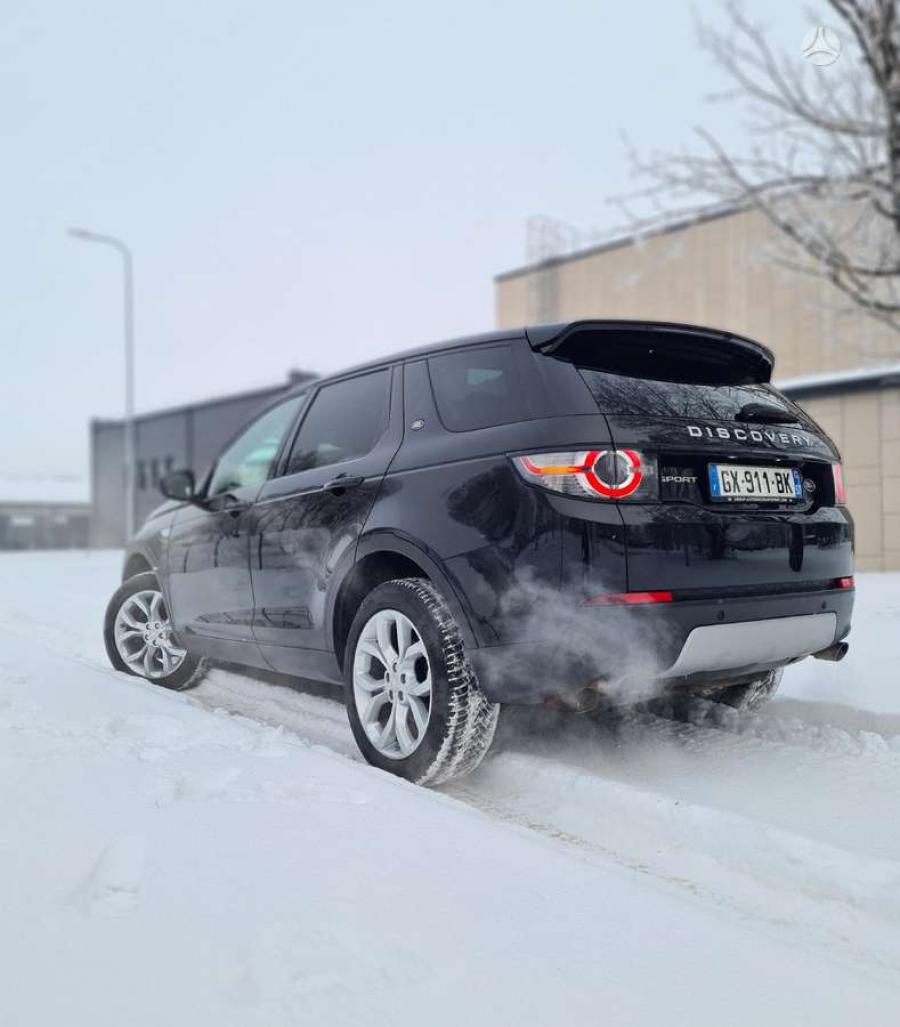 Черный Ленд Ровер Discovery Sport 2016 в Таураге, объемом двигателя 2.00 л и пробегом 167 тыс. км за 9300 €, фото 2 на AUTOMOTO.COM.LV