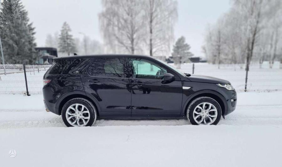 Черный Ленд Ровер Discovery Sport 2016 в Таураге, объемом двигателя 2.00 л и пробегом 167 тыс. км за 9300 €, фото 8 на AUTOMOTO.COM.LV