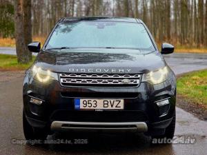 Black Land Rover Discovery Sport 2016 in Tallinn, with an engine capacity of 2.00 L and mileage of 129 thousand km for 11990 €, photo 2 on AUTOMOTO.COM.LV