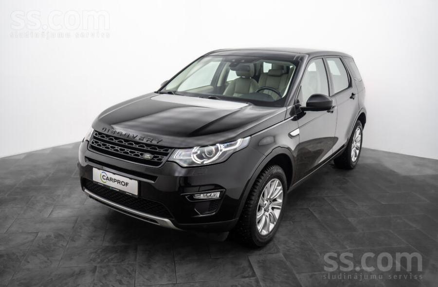 Black Land Rover Discovery Sport 2016 in Tallinn, with an engine capacity of 2.00 L and mileage of 170 thousand km for 13999 €, photo 1 on AUTOMOTO.COM.LV