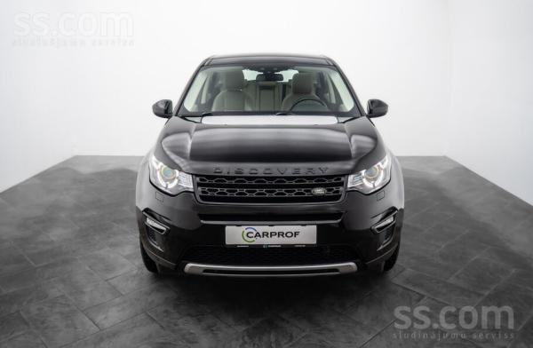 Melns Land Rover Discovery Sport 2016 Tallina, ar dzinēja tilpumu 2.00 L un nobraukumu 170 tūkst. km par 13999 €, foto 2 vietnē AUTOMOTO.COM.LV