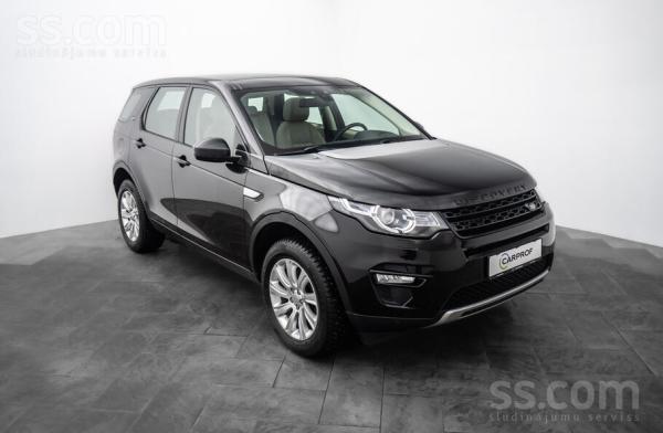 Melns Land Rover Discovery Sport 2016 Tallina, ar dzinēja tilpumu 2.00 L un nobraukumu 170 tūkst. km par 13999 €, foto 3 vietnē AUTOMOTO.COM.LV