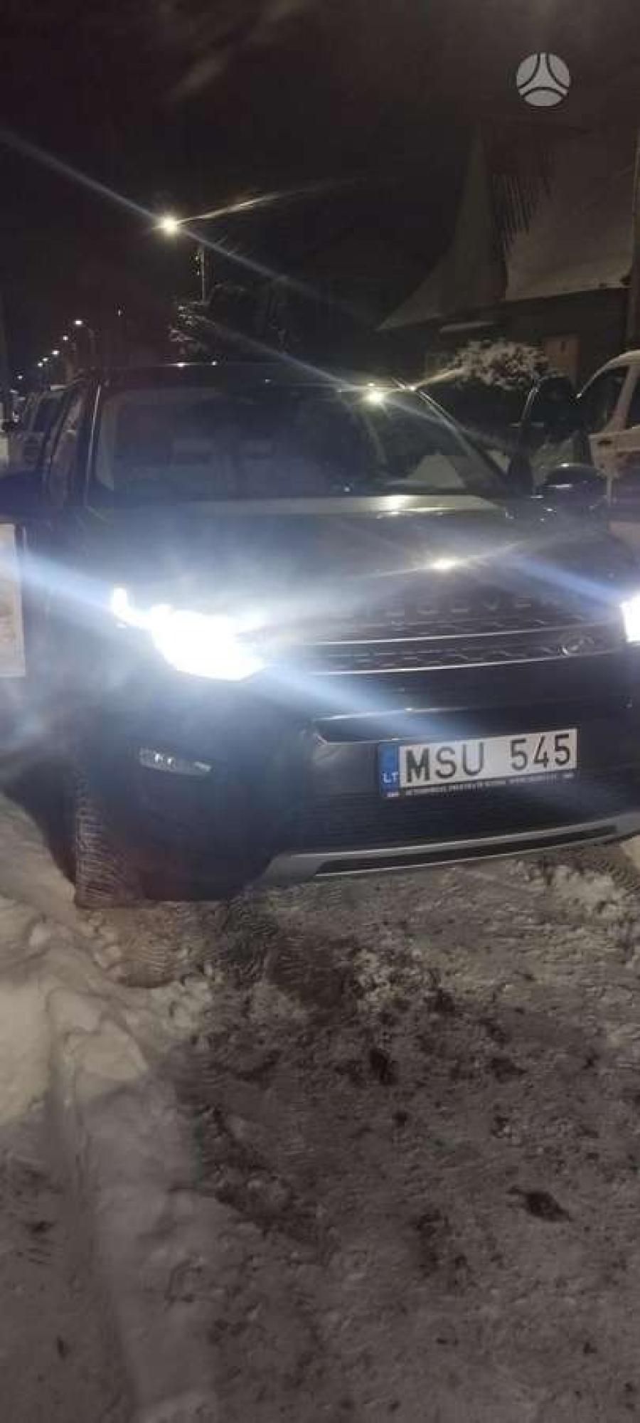 Черный Ленд Ровер Discovery Sport 2016 в Каунас, объемом двигателя 2.00 л и пробегом 130 тыс. км за 10550 €, фото 2 на AUTOMOTO.COM.LV