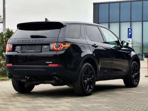 Melns Land Rover Discovery Sport 2016 Šauļi, ar dzinēja tilpumu 2.00 L un nobraukumu 186 tūkst. km par 12350 €, foto 8 vietnē AUTOMOTO.COM.LV