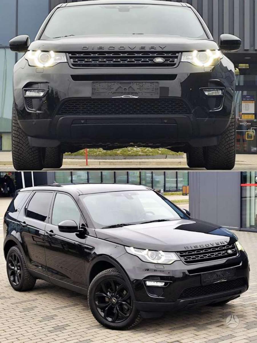 Melns Land Rover Discovery Sport 2016 Šauļi, ar dzinēja tilpumu 2.00 L un nobraukumu 186 tūkst. km par 12350 €, foto 26 vietnē AUTOMOTO.COM.LV