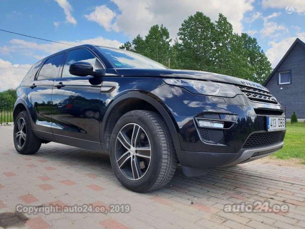 Black Land Rover Discovery Sport 2016 in Valga, with an engine capacity of 2.00 L and mileage of 325 thousand km for 9999 €, photo 1 on AUTOMOTO.COM.LV