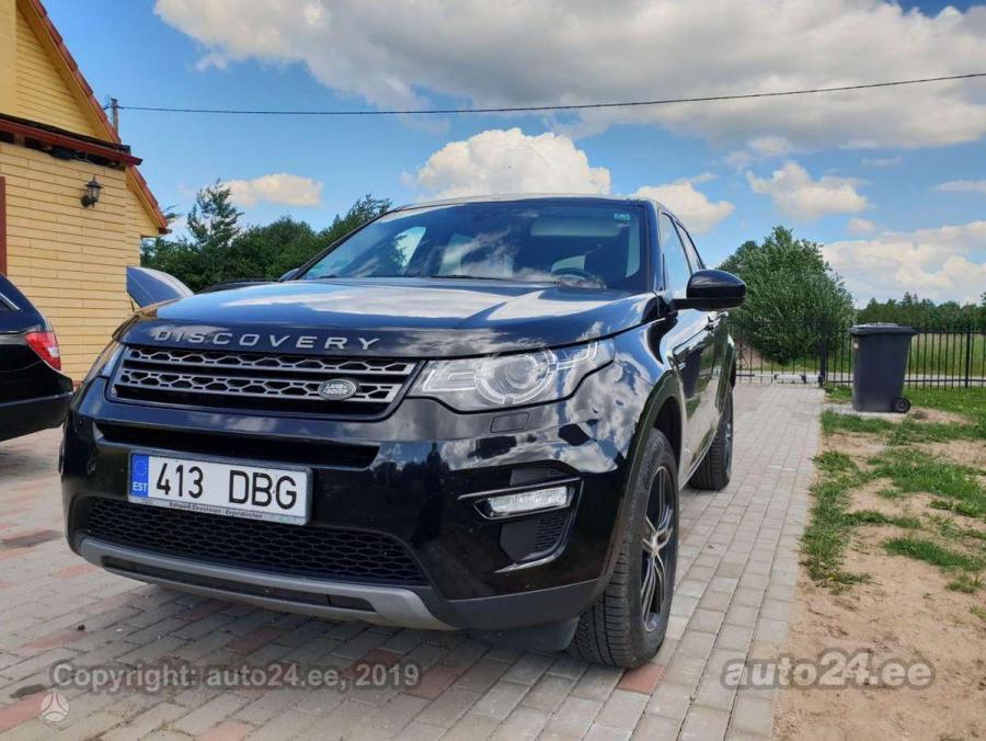 Black Land Rover Discovery Sport 2016 in Valga, with an engine capacity of 2.00 L and mileage of 325 thousand km for 9999 €, photo 2 on AUTOMOTO.COM.LV