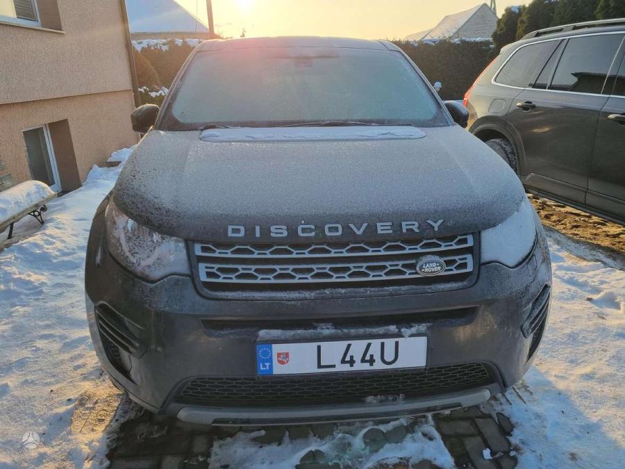 Черный Ленд Ровер Discovery Sport 2016 в Таураге, объемом двигателя 2.00 л и пробегом 140 тыс. км за 9900 €, фото 1 на AUTOMOTO.COM.LV