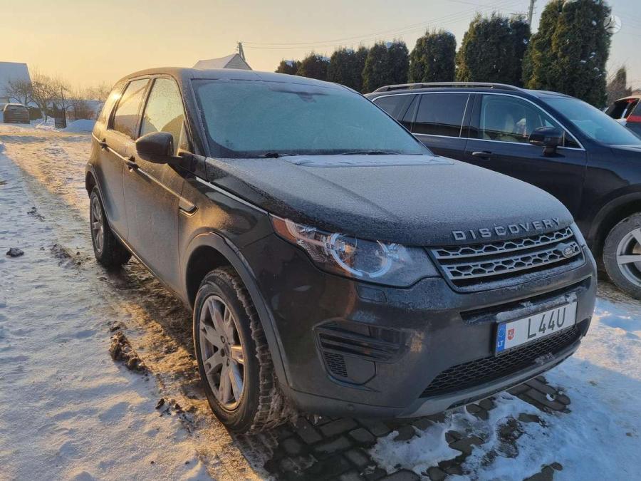Черный Ленд Ровер Discovery Sport 2016 в Таураге, объемом двигателя 2.00 л и пробегом 140 тыс. км за 9900 €, фото 2 на AUTOMOTO.COM.LV