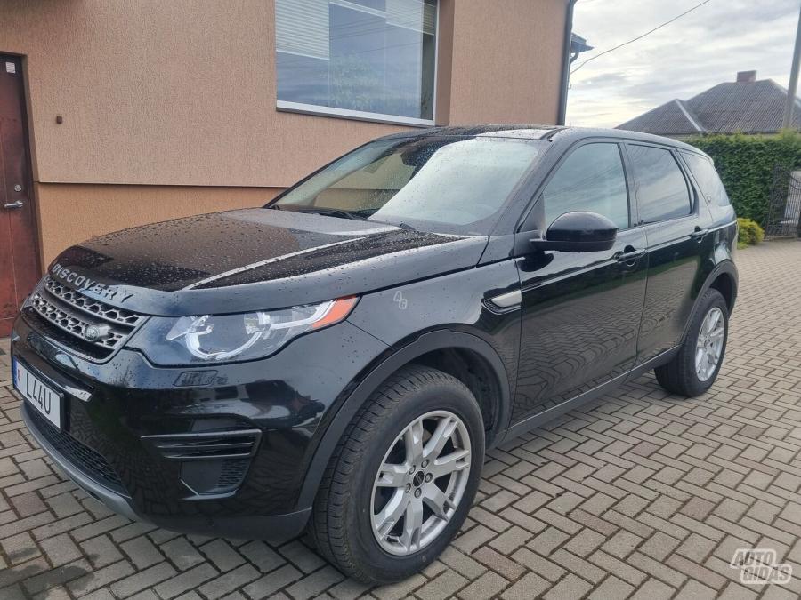 Черный Ленд Ровер Discovery Sport 2016 в Таураге, объемом двигателя 2.00 л и пробегом 140 тыс. км за 10300 €, фото 4 на AUTOMOTO.COM.LV