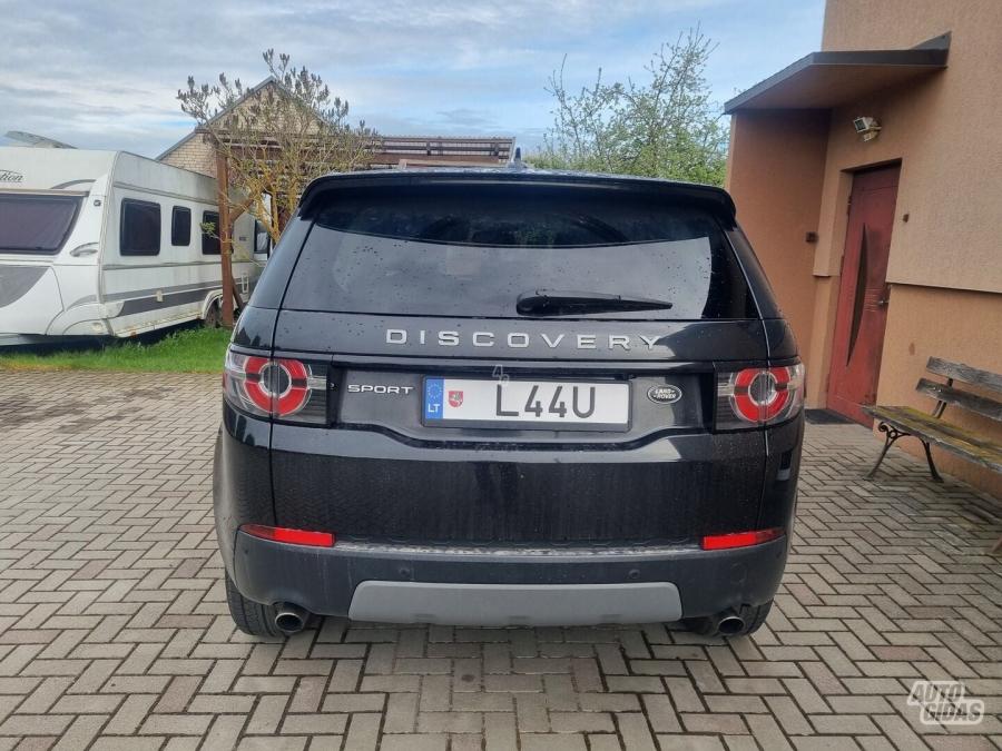 Черный Ленд Ровер Discovery Sport 2016 в Таураге, объемом двигателя 2.00 л и пробегом 140 тыс. км за 10300 €, фото 7 на AUTOMOTO.COM.LV