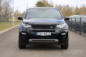 Black Land Rover Discovery Sport 2016 in Jelgava, with an engine capacity of 2.20 L and mileage of 0 thousand km for 12500 €, photo 3 on AUTOMOTO.COM.LV