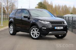 Black Land Rover Discovery Sport 2016 in Jelgava, with an engine capacity of 2.20 L and mileage of 0 thousand km for 12500 €, photo 4 on AUTOMOTO.COM.LV