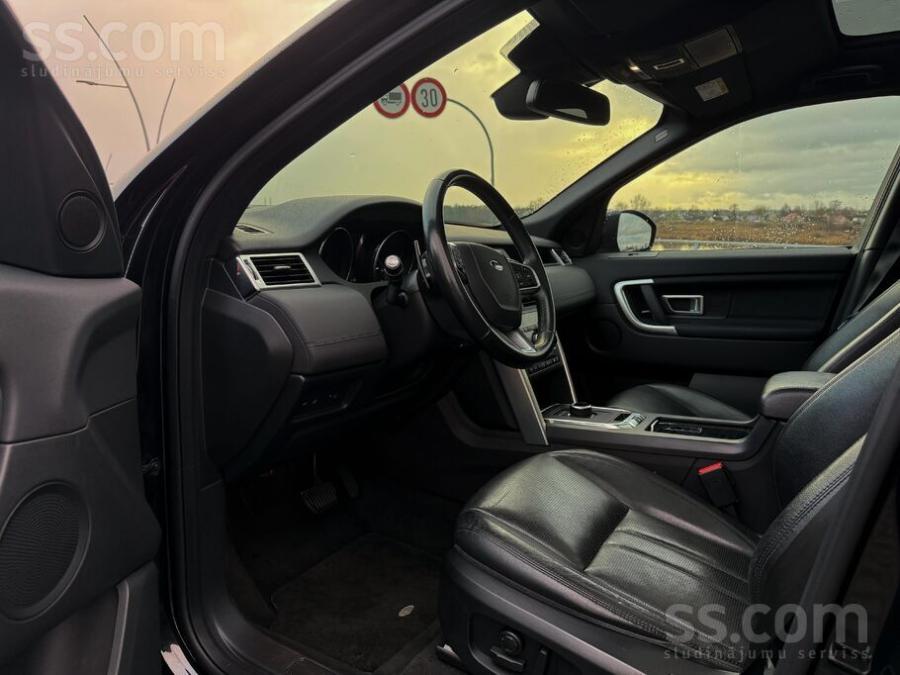 Черный Ленд Ровер Discovery Sport 2016 в Даугавпилс, объемом двигателя 2.00 л и пробегом 139 тыс. км за 13150 €, фото 10 на AUTOMOTO.COM.LV