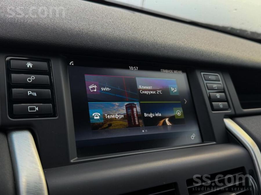 Черный Ленд Ровер Discovery Sport 2016 в Даугавпилс, объемом двигателя 2.00 л и пробегом 139 тыс. км за 13150 €, фото 15 на AUTOMOTO.COM.LV