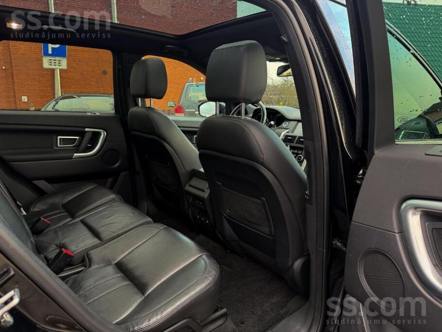 Черный Ленд Ровер Discovery Sport 2016 в Даугавпилс, объемом двигателя 2.00 л и пробегом 139 тыс. км за 13150 €, фото 18 на AUTOMOTO.COM.LV