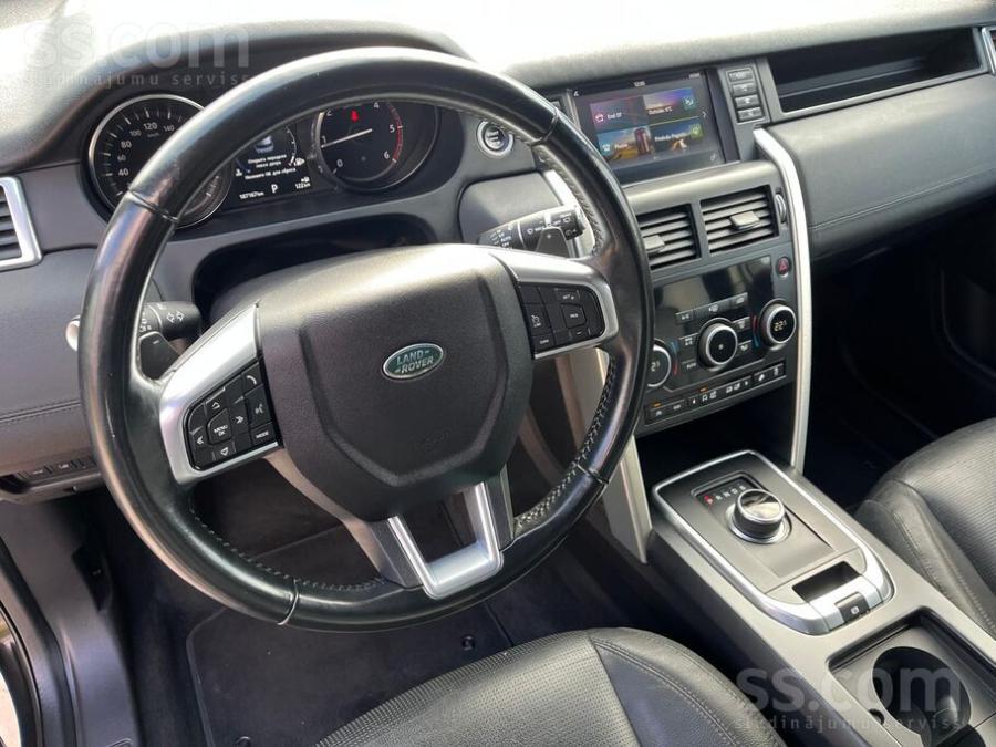 Черный Ленд Ровер Discovery Sport 2016 в Цесис, объемом двигателя 2.00 л и пробегом 187 тыс. км за 12750 €, фото 17 на AUTOMOTO.COM.LV