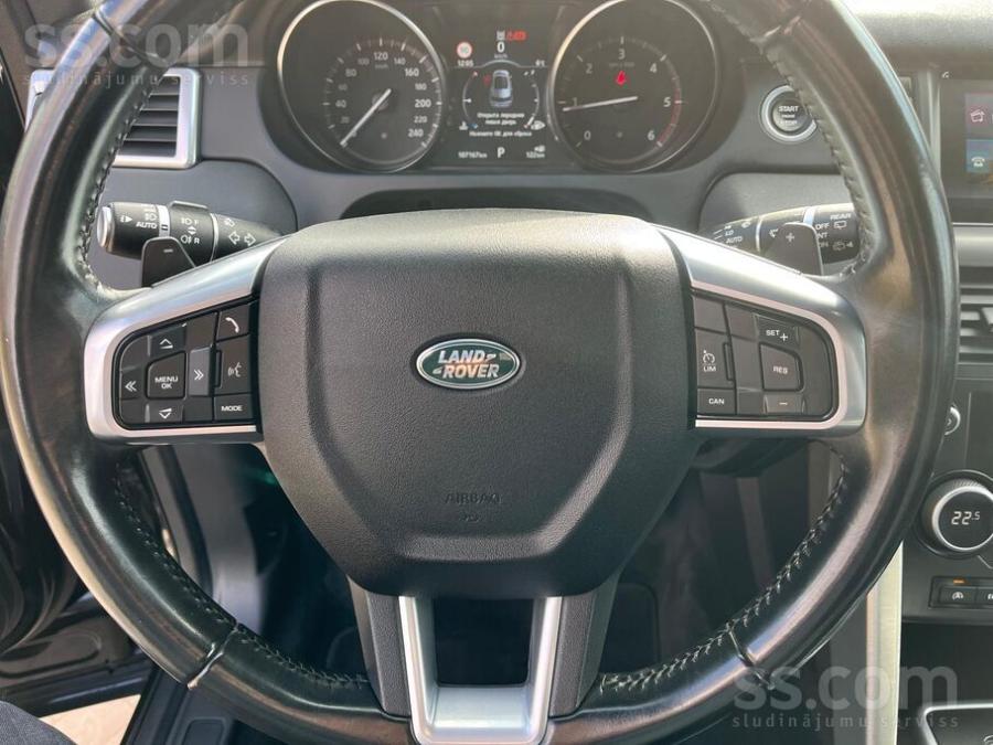 Черный Ленд Ровер Discovery Sport 2016 в Цесис, объемом двигателя 2.00 л и пробегом 187 тыс. км за 12750 €, фото 18 на AUTOMOTO.COM.LV