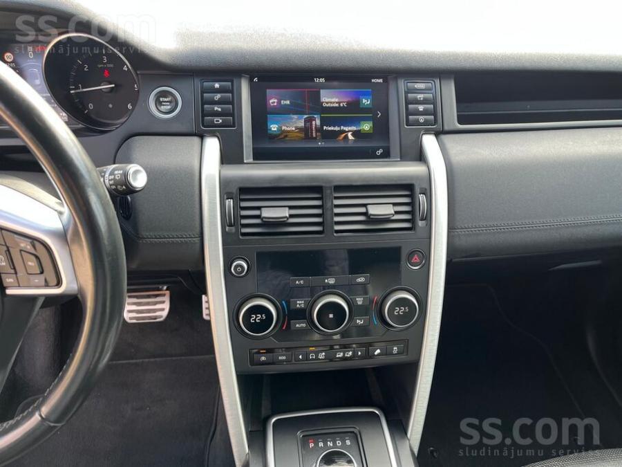 Черный Ленд Ровер Discovery Sport 2016 в Цесис, объемом двигателя 2.00 л и пробегом 187 тыс. км за 12750 €, фото 20 на AUTOMOTO.COM.LV