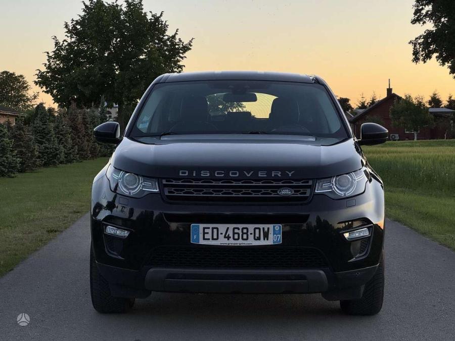 Черный Ленд Ровер Discovery Sport 2016 в Мажейкяй, объемом двигателя 2.00 л и пробегом 190 тыс. км за 9400 €, фото 3 на AUTOMOTO.COM.LV