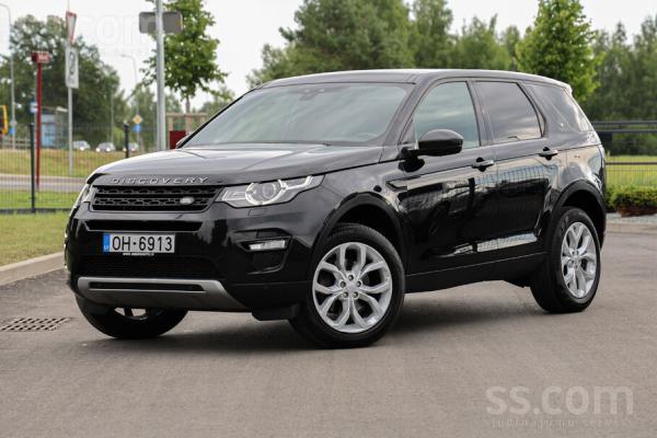 Melns Land Rover Discovery Sport 2016 Jelgava, ar dzinēja tilpumu 2.20 L un nobraukumu 0 tūkst. km par 11990 €, foto 1 vietnē AUTOMOTO.COM.LV