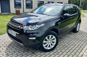 Melns Land Rover Discovery Sport 2016 Tauragė, ar dzinēja tilpumu 2.00 L un nobraukumu 176 tūkst. km par 8600 €, foto  vietnē AUTOMOTO.COM.LV
