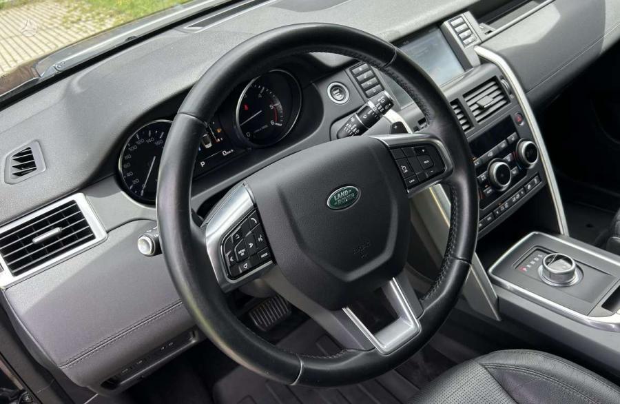 Черный Ленд Ровер Discovery Sport 2016 в Таураге, объемом двигателя 2.00 л и пробегом 176 тыс. км за 8600 €, фото 11 на AUTOMOTO.COM.LV