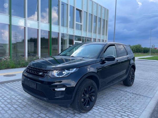 Melns Land Rover Discovery Sport 2016 Kauņa, ar dzinēja tilpumu 2.00 L un nobraukumu 264 tūkst. km par 8250 €, foto 1 vietnē AUTOMOTO.COM.LV