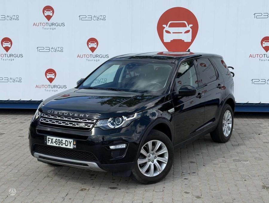 Черный Ленд Ровер Discovery Sport 2016 в Таураге, объемом двигателя 2.00 л и пробегом 203 тыс. км за 7200 €, фото 8 на AUTOMOTO.COM.LV