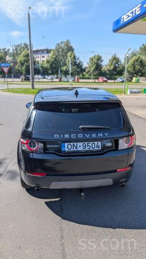 Melns Land Rover Discovery Sport 2016 Rīga, ar dzinēja tilpumu 2.00 L un nobraukumu 221 tūkst. km par 12900 €, foto 7 vietnē AUTOMOTO.COM.LV
