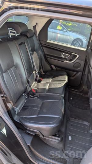 Melns Land Rover Discovery Sport 2016 Rīga, ar dzinēja tilpumu 2.00 L un nobraukumu 221 tūkst. km par 12900 €, foto 11 vietnē AUTOMOTO.COM.LV