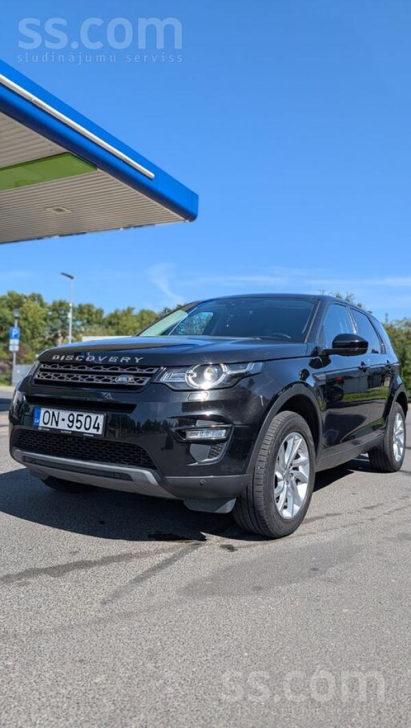 Черный Ленд Ровер Discovery Sport 2016 в Рига, объемом двигателя 2.00 л и пробегом 221 тыс. км за 12900 €, фото 1 на AUTOMOTO.COM.LV
