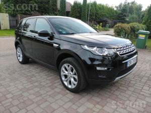 Melns Land Rover Discovery Sport 2016 Rīga, ar dzinēja tilpumu 2.00 L un nobraukumu 230 tūkst. km par 12500 €, foto  vietnē AUTOMOTO.COM.LV