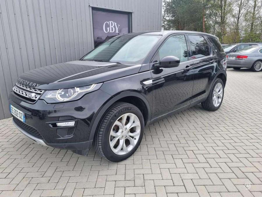 Черный Ленд Ровер Discovery Sport 2016 в Таураге, объемом двигателя 2.00 л и пробегом 188 тыс. км за 10300 €, фото 1 на AUTOMOTO.COM.LV
