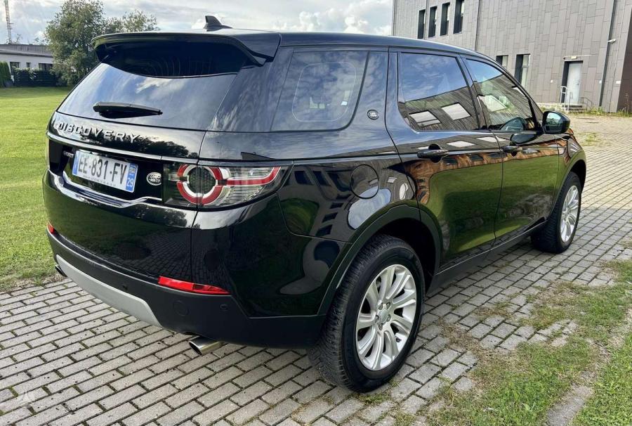 Черный Ленд Ровер Discovery Sport 2016 в Таураге, объемом двигателя 2.00 л и пробегом 138 тыс. км за 8400 €, фото 5 на AUTOMOTO.COM.LV