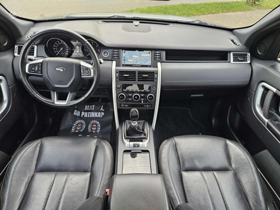 Черный Ленд Ровер Discovery Sport 2016 в Шяуляй, объемом двигателя 2.00 л и пробегом 91 тыс. км за 9450 €, фото 13 на AUTOMOTO.COM.LV