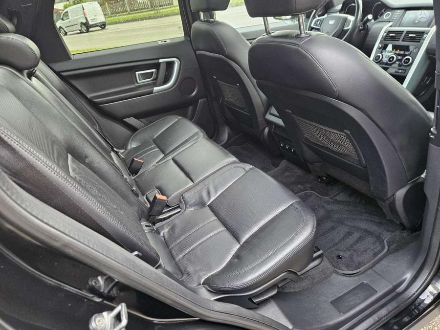 Черный Ленд Ровер Discovery Sport 2016 в Шяуляй, объемом двигателя 2.00 л и пробегом 91 тыс. км за 9450 €, фото 19 на AUTOMOTO.COM.LV
