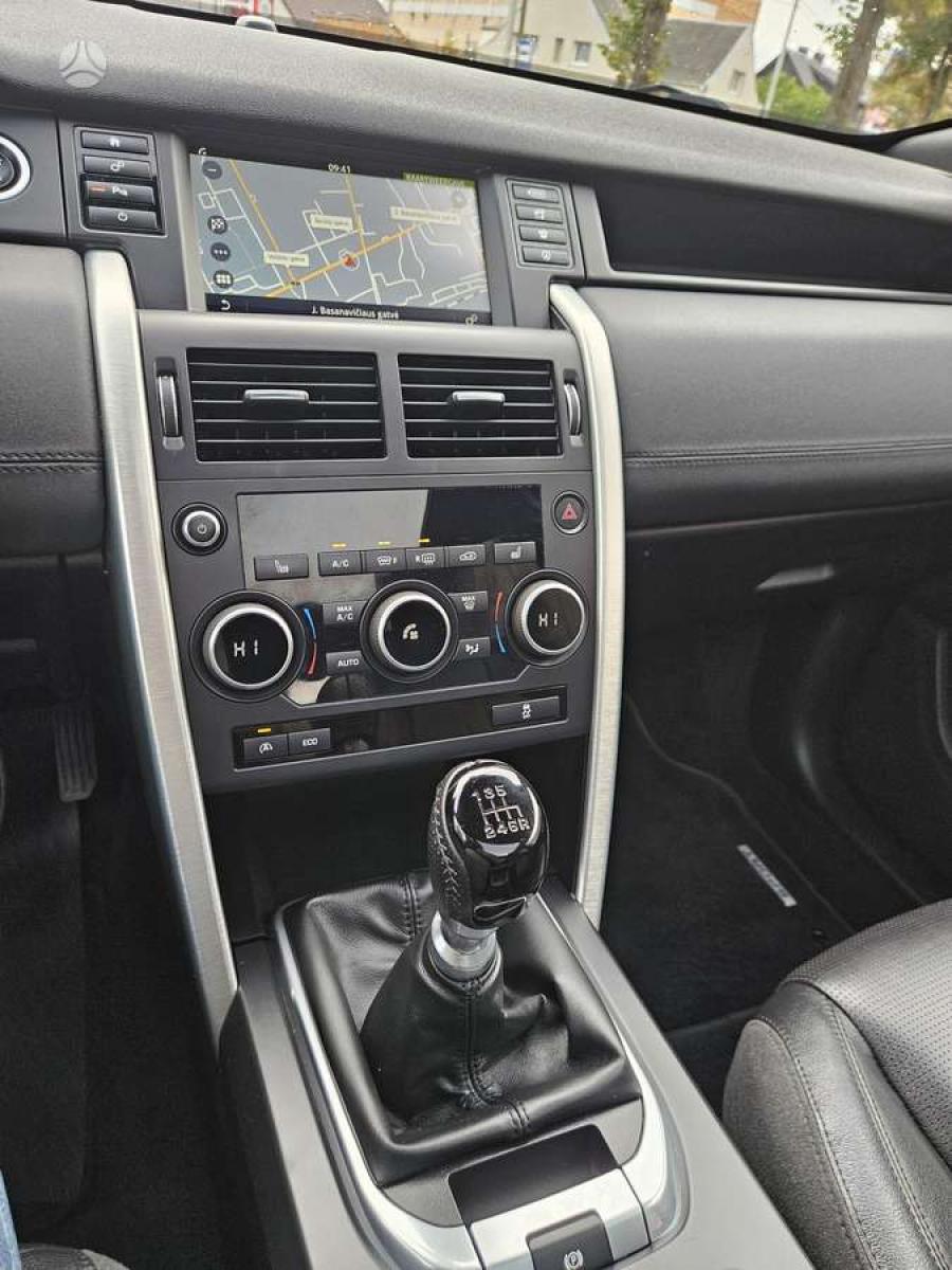 Черный Ленд Ровер Discovery Sport 2016 в Шяуляй, объемом двигателя 2.00 л и пробегом 91 тыс. км за 9450 €, фото 20 на AUTOMOTO.COM.LV