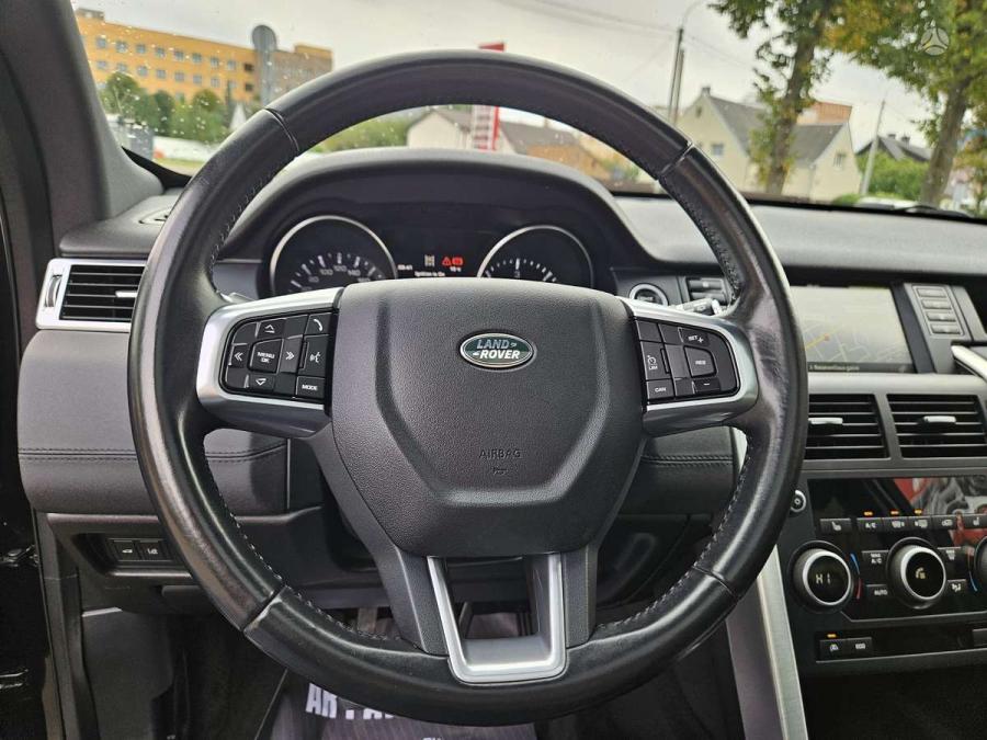 Черный Ленд Ровер Discovery Sport 2016 в Шяуляй, объемом двигателя 2.00 л и пробегом 91 тыс. км за 9450 €, фото 21 на AUTOMOTO.COM.LV