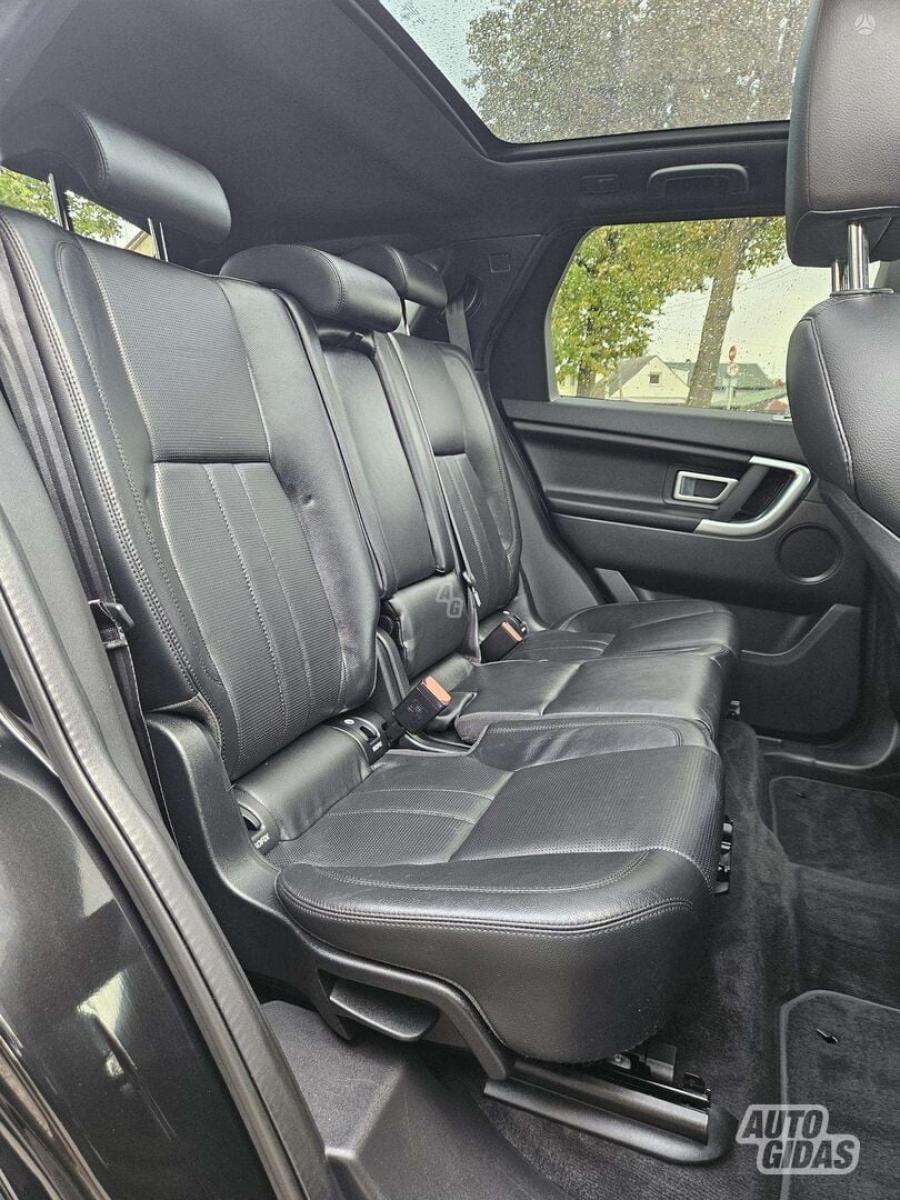 Melns Land Rover Discovery Sport 2016 Šauļi, ar dzinēja tilpumu 2.00 L un nobraukumu 91 tūkst. km par 9450 €, foto 18 vietnē AUTOMOTO.COM.LV