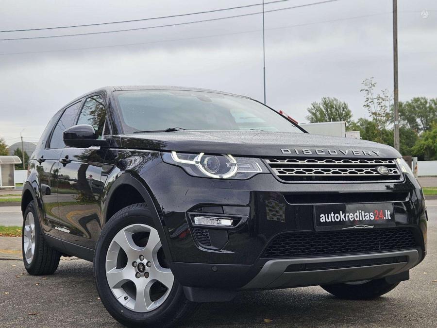 Melns Land Rover Discovery Sport 2016 Šauļi, ar dzinēja tilpumu 2.00 L un nobraukumu 91 tūkst. km par 8950 €, foto 4 vietnē AUTOMOTO.COM.LV