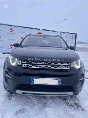 Melns Land Rover Discovery Sport 2017 Tauragė, ar dzinēja tilpumu 2.00 L un nobraukumu 190 tūkst. km par 9500 €, foto  vietnē AUTOMOTO.COM.LV