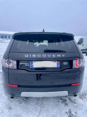 Black Land Rover Discovery Sport 2017 in Taurage, with an engine capacity of 2.00 L and mileage of 190 thousand km for 9500 €, photo 7 on AUTOMOTO.COM.LV