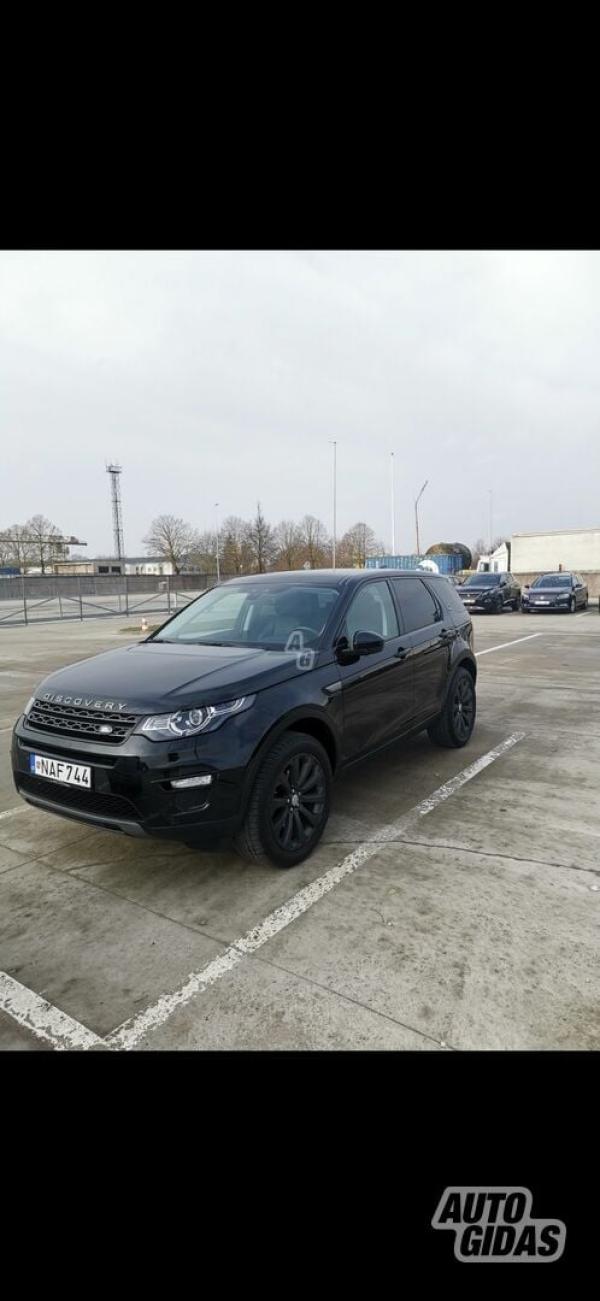 Черный Ленд Ровер Discovery Sport 2017 в Вильнюс, объемом двигателя 2.00 л и пробегом 158 тыс. км за 11900 €, фото 2 на AUTOMOTO.COM.LV