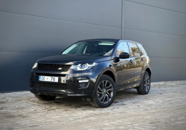 Melns Land Rover Discovery Sport 2017 Rīga, ar dzinēja tilpumu 2.00 L un nobraukumu 193 tūkst. km par 13745 €, foto 1 vietnē AUTOMOTO.COM.LV