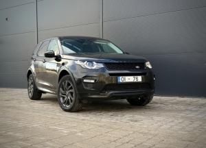Black Land Rover Discovery Sport 2017 in Riga, with an engine capacity of 2.00 L and mileage of 193 thousand km for 13745 €, photo 5 on AUTOMOTO.COM.LV