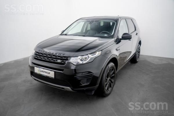 Black Land Rover Discovery Sport 2017 in Tallinn, with an engine capacity of 2.00 L and mileage of 227 thousand km for 11999 €, photo 1 on AUTOMOTO.COM.LV