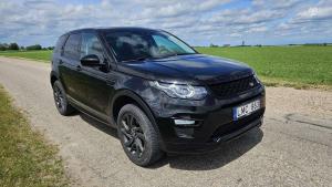 Black Land Rover Discovery Sport 2017 in Marijampole, with an engine capacity of 2.00 L and mileage of 179 thousand km for 7500 €, photo  on AUTOMOTO.COM.LV